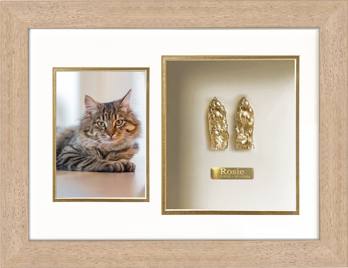 Framed Plaster Paw Prints (With photo $350 - F1) | Petrest